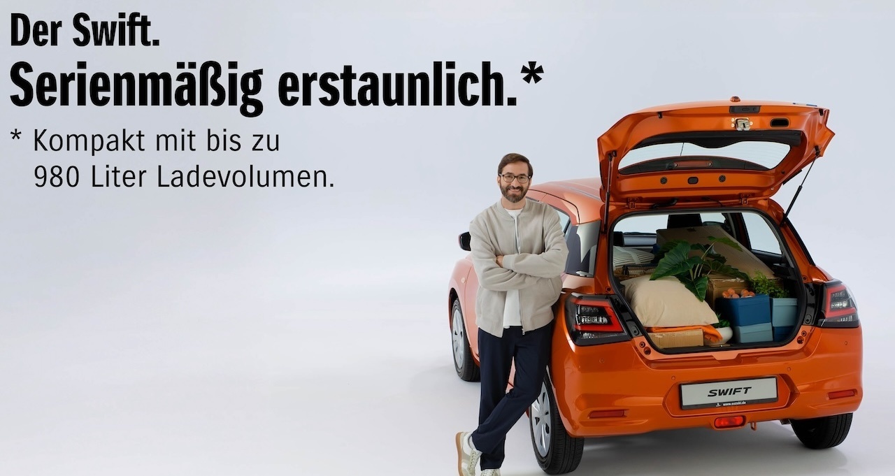 Unglaublich: Wie Huth + Wenzel den Suzuki Swift inszeniert